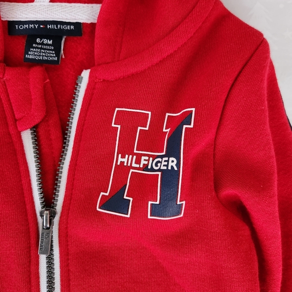 Tommy Hilfiger | Shirts & Tops | Nwt Tommy Hilfiger Baby Boy Hoodie Sweatshirt 69 Months Red ...